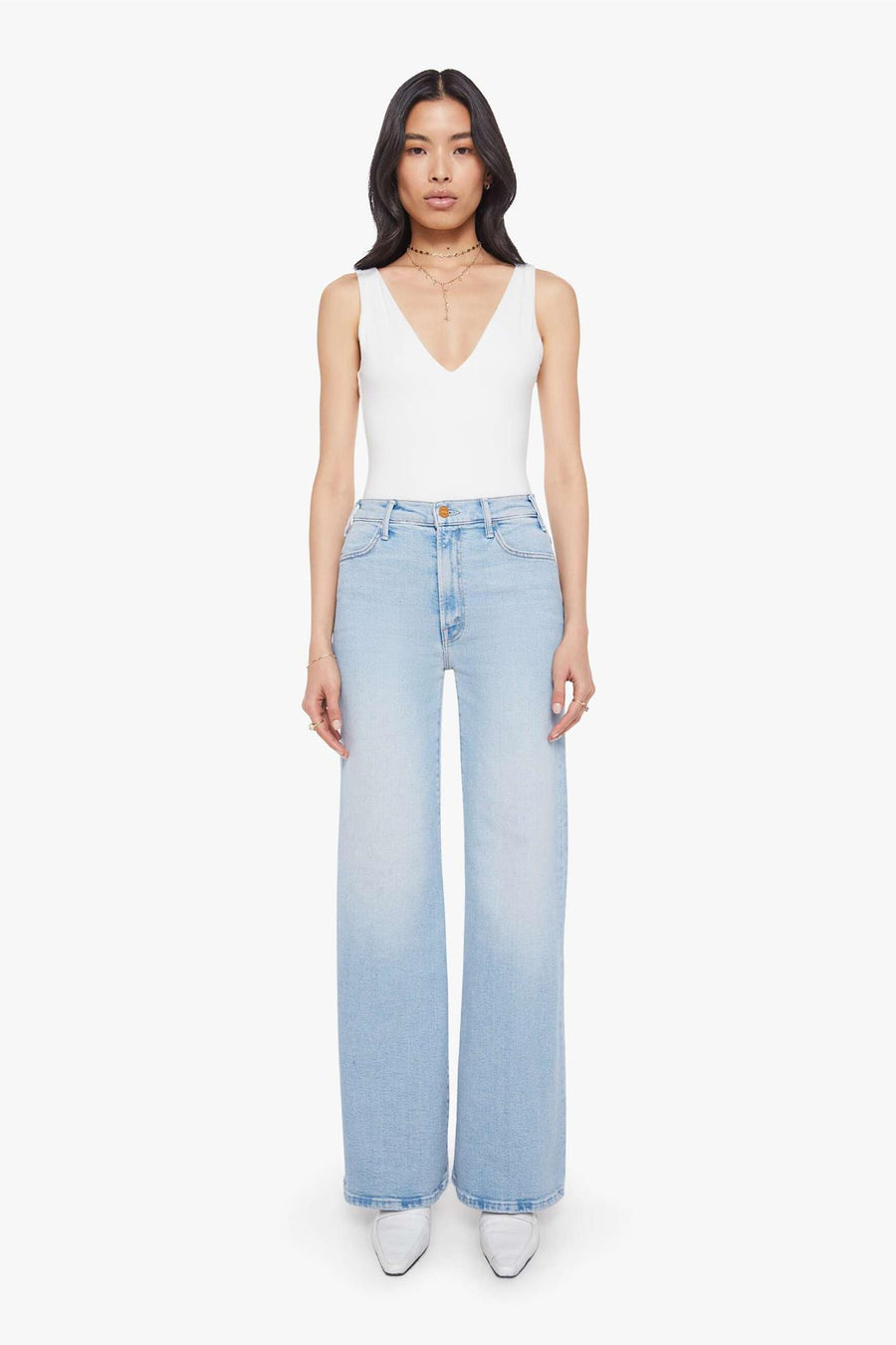 MOTHER DENIM - The Hustler Roller Sneak - Complete 360 – Shine